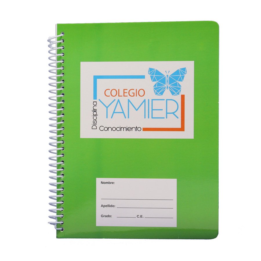 CUADERNO ESCOLAR PERSONALIZADO CUADRO GRANDE VD | DIBRETI - CUADERNOS ...